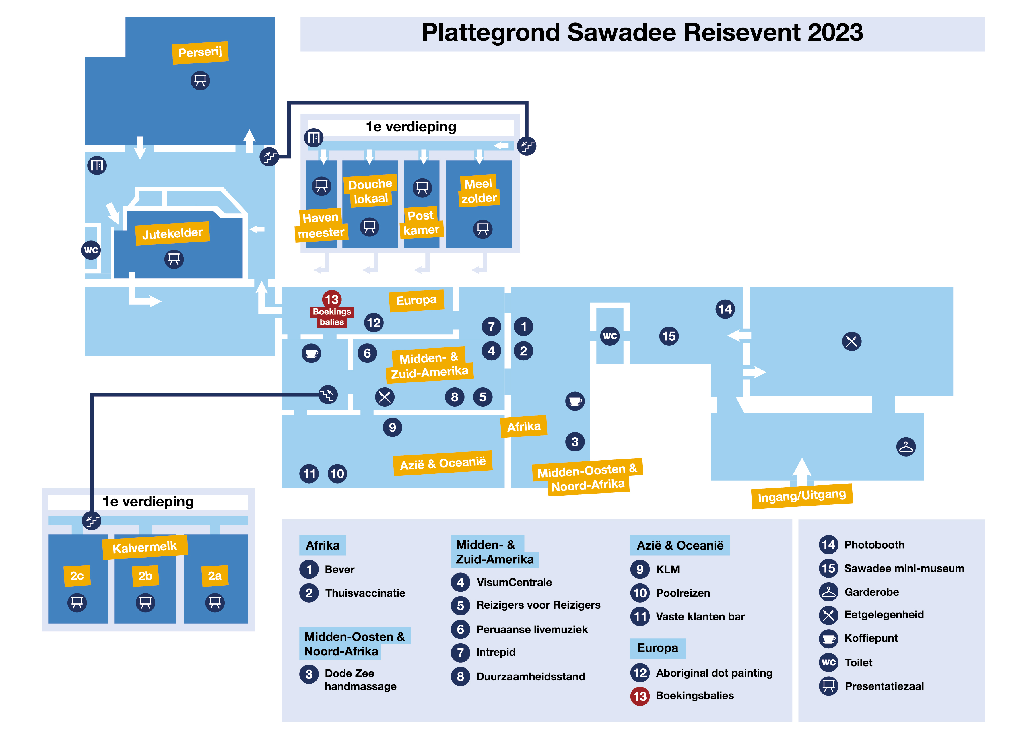 Programma & plattegrond Sawadee Reisevent 2023 | Sawadee Reizen